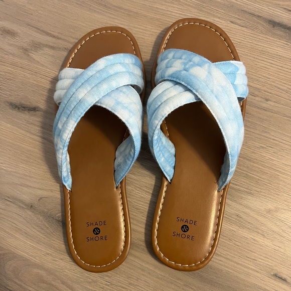 Shade & Shore | Shoes | Size 8 Shade Shore X Band Slip On Sandals ...